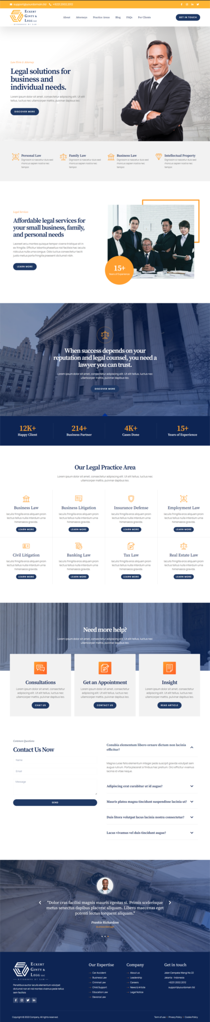 Law Firm Website Design - Designing Geeks